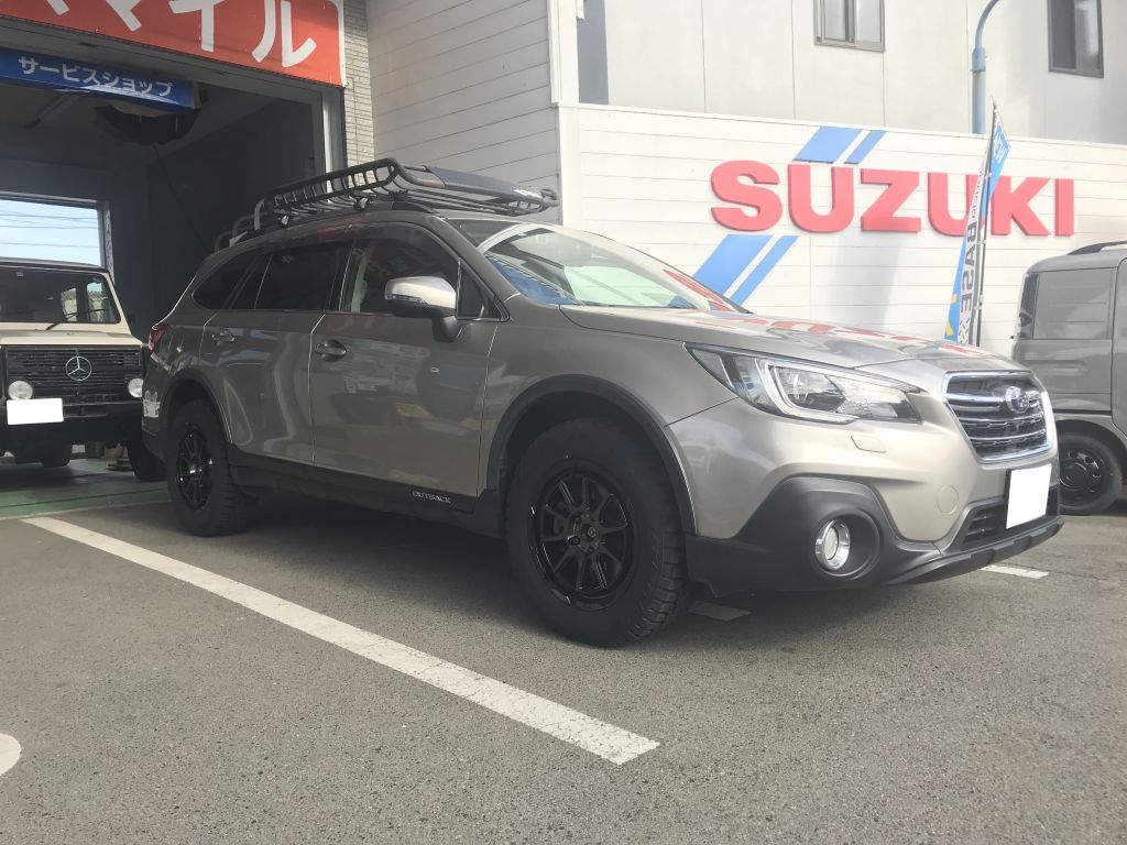 平成29年式 スバル レガシーアウトバック BS9 1インチリフトアップ 広島市 | 施工事例 | 車検・整備・カスタムなど車のことなら広島の ...